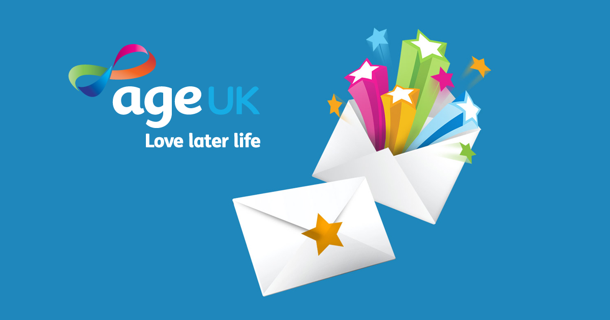 Online and offline design for Age UK charity by freelance designer Andi ...